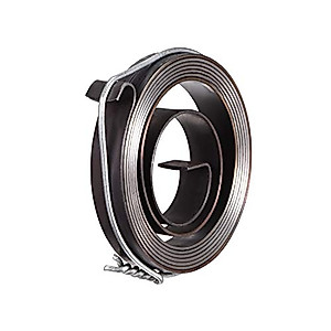 uxcell Drill Press Return Spring, Quill Spring Feed Return Coil Spring Assembly, 3.3Ft Long, 40 x 8 x 0.8mm 2PCS