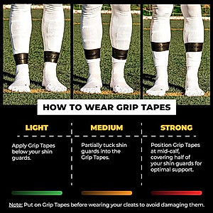 PASTE ® Shin guard straps soccer silicone for adult, men, women, kids, Children & youth black - Shinguard holders & stays - ankle Grip tapes - shin-guard stay, tape & bands as football accessories