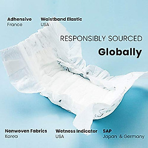 PARASOL Clear+Dry Disposable Diapers | RashShield Protection, Leakproof Design, Hypoallergenic Diaper Set | Size 4 (20-37 lbs) 108 Count