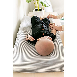 Copper Pearl Premium Knit Changing Pad Cover Soft, Stylish, and Universal Fit for All Standard Diaper Changing Pads, Trendy Design Changing Pad Covers, Everest