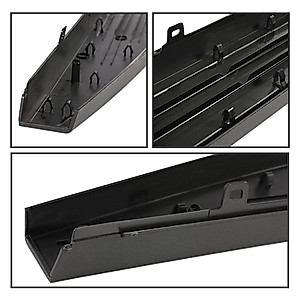 PIT66 Tailgate Moulding Cap, Compatible with Ford F-150 2015-2020 Moulding Protector (Not Fit Flex Step), Rear Spoiler Top