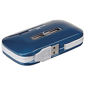 Manhattan 7-Port USB 2.0 Ultra Hub, Plug and Play C Windows and Mac Compatible (161039)