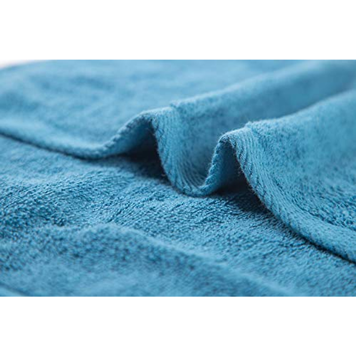 Babiclean Towel Set Absorbent Light Weight and Fast Dry Washcloth Quick Dry Bathroom Hand Towels Durable for Hotel, Spa, Salon and Gym (Hand Towel, Blue)