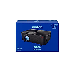 Onn 720p LCD Home Theater Projector Black 1280 x 720 Resolution Aspect Ratio: 16:9, 4:3 Project up to 150 inches - 100020900