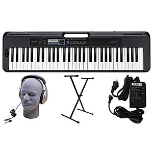 Casio CT-S300 61-Key Premium Keyboard Pack with Stand, Headphones & Power Supply (CAS CTS300 PPK)