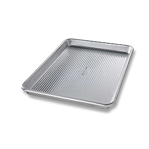 USA Pan Bakeware Quarter Sheet Pan, Warp Resistant Nonstick Baking Pan, Made in the USA from Aluminized Steel