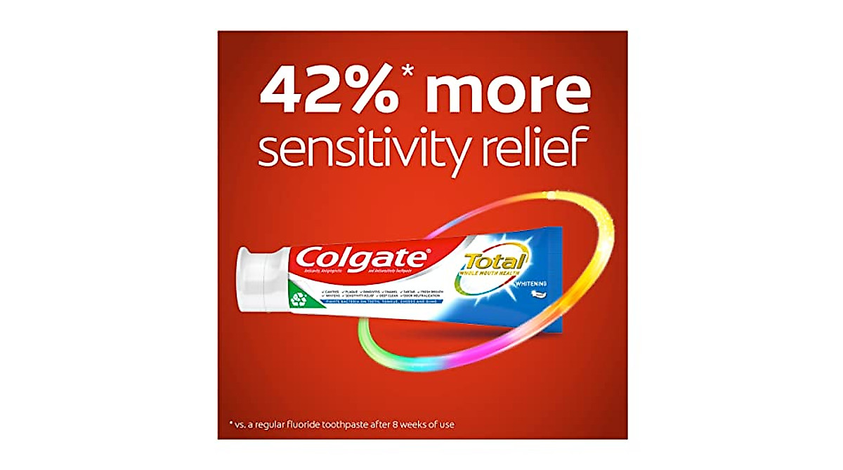 Colgate Total Whitening Toothpaste - Brighten & Protect Your Smile