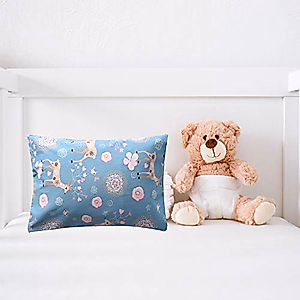 Gina Era Toddler Pillowcase,(2 Pack) 100% Cotton Pillowcase, Size:14 * 19 inch,Fits Kids Pillows Sized 13 x 18 or 12 x 16 - Machine Washable (Style4)