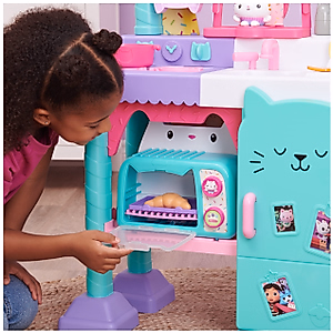 Gabby’s Dollhouse, Bakey with Cakey Oven, Kitchen Toy with Lights and Sounds, Toy Kitchen Accessories and Play Food, Kids Toys for Ages 3 and up