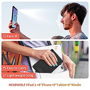 Headwolf 8 inch Tablet, FPad 1 Android 11 Tablet, 3GB RAM 64GB ROM 512GB TF Expand, Quad-Core A75 Processor HD Display Dual Camera Tablet, Long Battery Life, 5G WiFi, GPS, Bluetooth 5.0