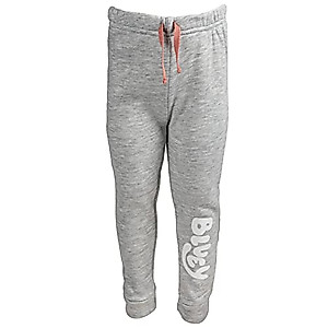 Bluey Bingo Toddler Boys Fleece Hoodie and Pants Outfit Set Blue/Grey 3T