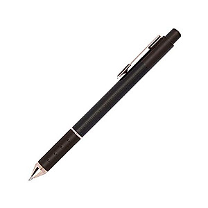 TUL Brilliance Pens, Ballpoint, Medium Point, 1.0 mm, Black Barrels, Black Ink, Pack of 4 Pens