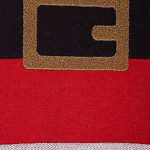 DII Holiday Dish Towels Christmas Kitchen Décor, 18x28, Santa Belt, 2 Piece