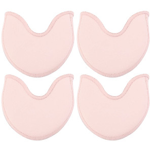 Ballet Toe Pads 2 Pairs Ballet Toes Pad Pointe Shoe Socks Silicone Toe Socks Toe Liner Socks Half Seamless Socks Metatarsal Pads for High Heel Dance Shoes Pink Toe Pointe Pads