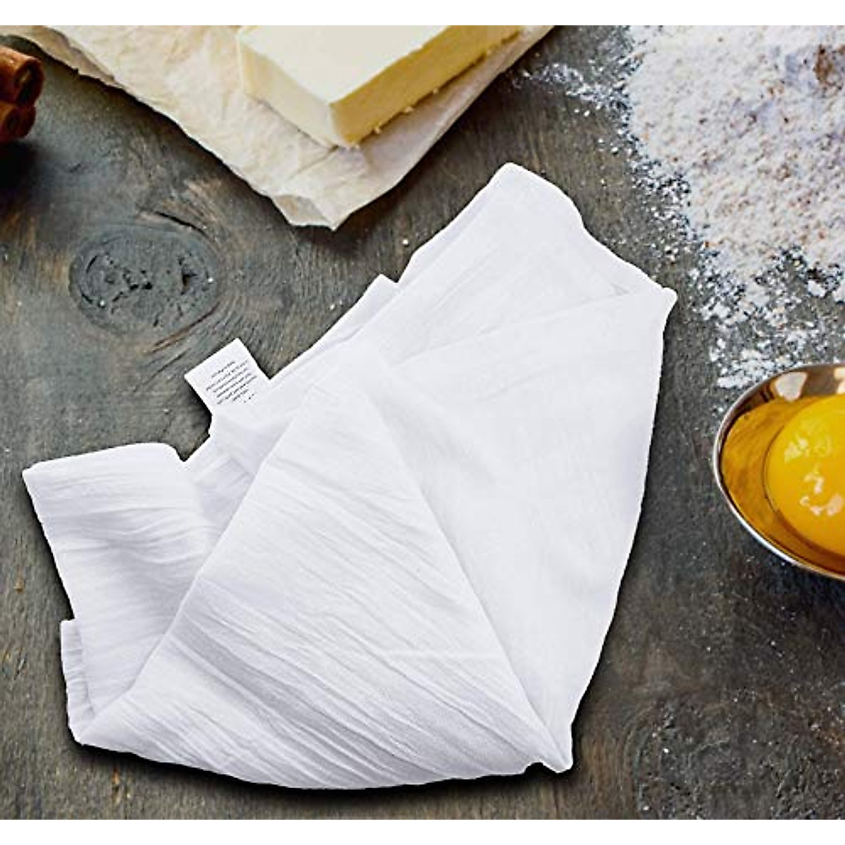 Utopia Kitchen [12 Pack] Flour Sack Tea Towels, 28" x 28" Ring Spun 100% Cotton Dish Cloths - Machine Washable - for Cleaning & Drying - White