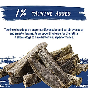 PAWUP Dog Treats, Cod Skins Dog Treat with Taurine, One-Ingredient Grain-Free Chew Fish Skin Rolls Rich in Omega3, 8 oz
