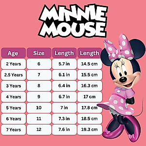 Disney Minnie Mouse Jelly Sandals - Slip On Slides Water Pool Beach Sandal for Girls - Pink Glittler (size 10 Toddler)