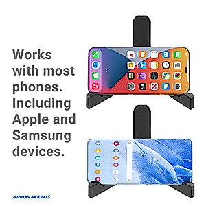 ARKON Mounts Portable Tablet Stand | Adjustable Viewing Angle | For Phones and Tablets | Fits Apple iPad, iPhone, Samsung Galaxy, Note, Switch, and more