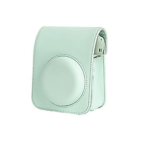 Fujifilm Instax Mini 12 Instant Film Camera (Mint Green), Fujifilm Instax Mini Twin Pack Instant Film 20 Prints, Case - Acessory Bundle
