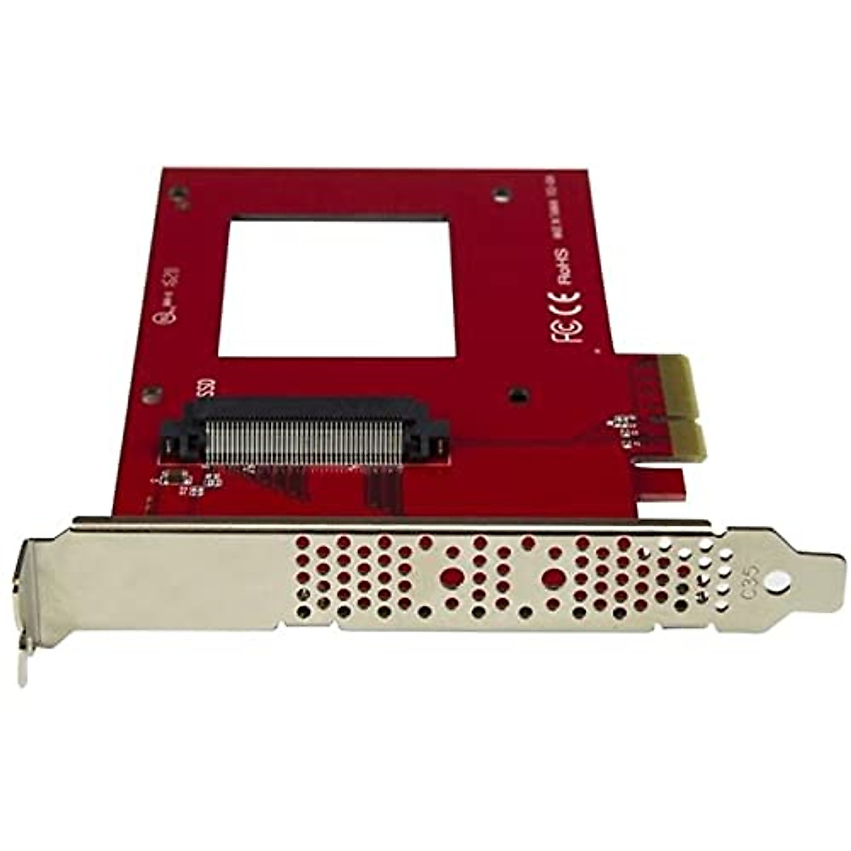 StarTech.com U.2 to PCIe Adapter - x4 PCIe - For 2.5" U.2 NVMe SSD - SFF-8639 PCIe Adapter - U.2 SSD - PCIe SSD - U.2 drive , TAA (PEX4SFF8639)