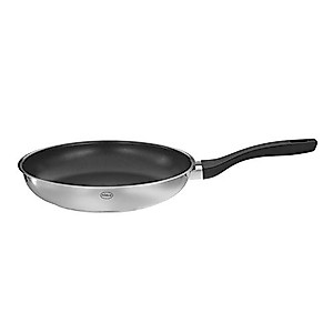 Rösle Elegance Stainless Steel Frying Pan, 9.5-inch, Stainless