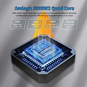 Android 11.0 TV Box,X96 Mini Amlogic S905W2 Quad Core RAM 2GB ROM 16GB Dual WiFi 2.4G/5.8G 4K HDR+ Smart Android 11.0 Media Player TV Box