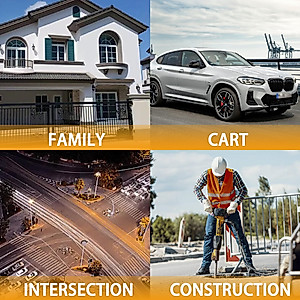 QXMH Solar Strobe Warning Light: Strong Magnetic Base Waterproof Traffic Light,Solar Safety Flashing LED Lamp for Construction, Traffic, Factory, Safety Sign, Crane Tower, Boat Navigation (Red)