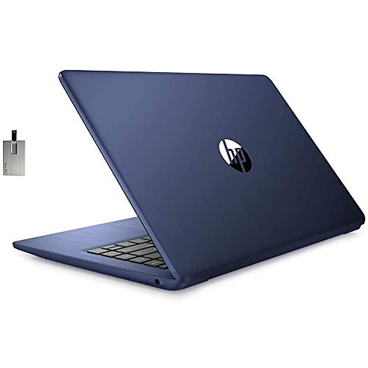 2021 HP Stream 14" HD SVA Laptop Computer, Intel Celeron N4000 Processor, 4GB RAM, 64GB eMMC Flash Memory, Webcam, 1-Year Office, Intel UHD Graphics 600, Win 10S, Royal Blue, (Renewed)