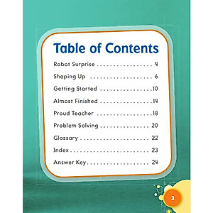 Teacher Created Materials 27344 STEM Robots 3-D Shapes (Stem: Mathematics Readers)