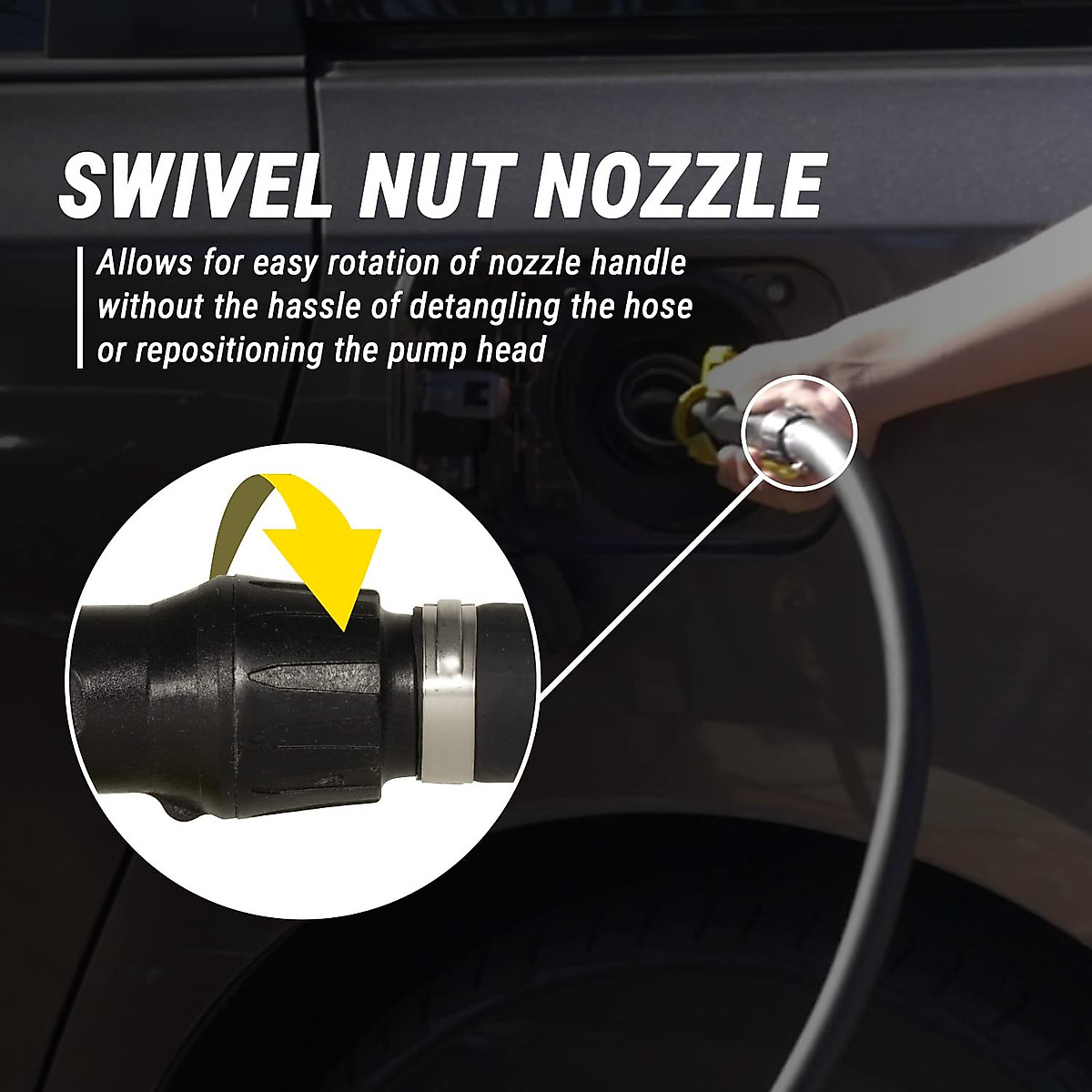 TEAR PUMP - Adjustable Intake (22.6 to 34-inch) 55 Gallon Drum Pump (4.2 GPM) Electric Drum Barrel Pump with Precise Meter for Diesel/Gas / E85 / DEF/Antifreeze/Windshield Washer Fluid