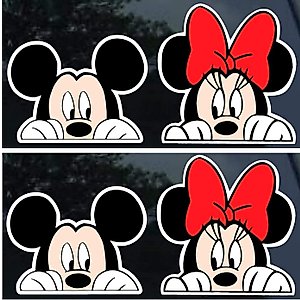 Mouse Compatible Stickers Decals Peeking Light Switch Stickers Kids Room Vinyl Wall Decals Laptop Windows Phone Kids Room