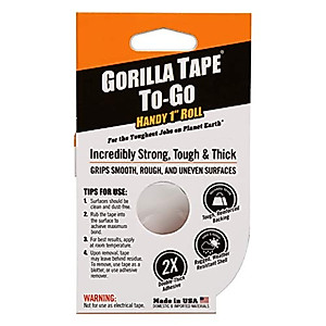 Gorilla Glue Gorilla Tape to-Go Travel Size Roll