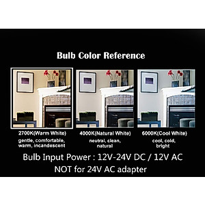 OPALRAY Low Voltage 12V LED Candelabra Bulb, 12V DC or 12V AC, 4W Dimmable, 2700K Warm White Light, E12 Small Base, 40W Incandescent Replacement, 12Volt DC Operated, Clear Glass Flame Tip, 5-Pack