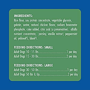 Twistix 5.5-Ounce Original Dental Chew Treats For Dogs, Small, Vanilla Mint Flavor