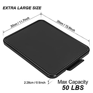 Kitchen Appliance Sliding Tray - Coffee Maker Sliding Caddy with Rolling Wheels Under Cabinet Countertop Storage Organizer Moving Slider Extra Deep for Kitchenaid Stand Mixer Air Fryer Toaster Blender