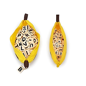 Big Letter BANANAGRAMS: Family Word Game With Easy To See And Handle Letter Tiles