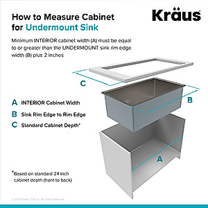 KRAUS 24-inch 18 Gauge Pax Laundry and Utility Sink Combo Set with Bolden 18-inch Kitchen Faucet and Soap Dispenser, Stainless Steel Matte Black KHU24L-1610-53SSMB