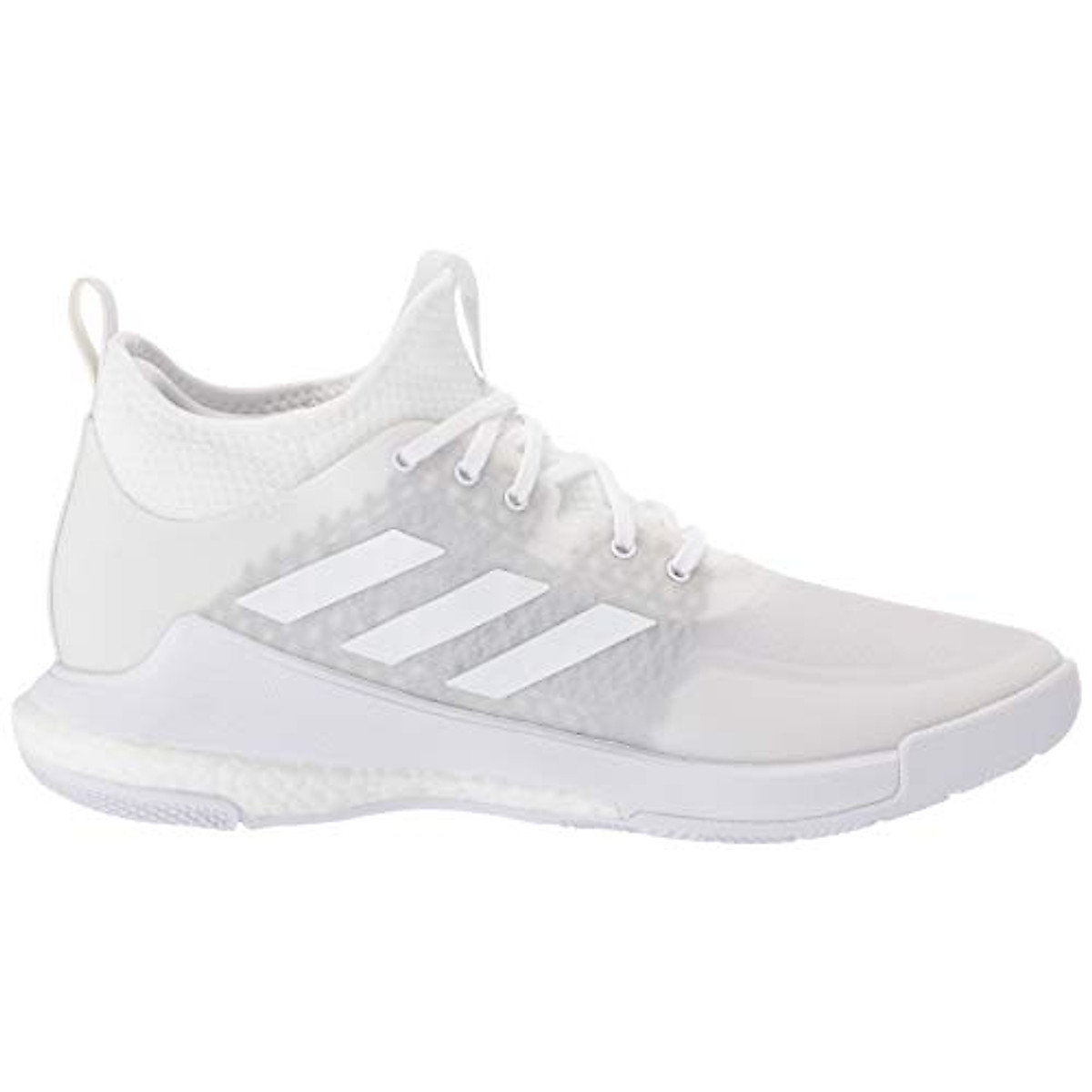 adidas Women's Crazyflight Mid Cross Trainer, White, 13 M US Big Kid