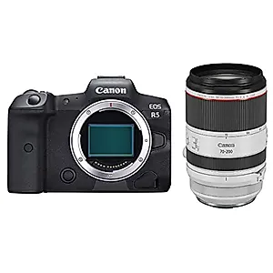 Canon EOS R5 Mirrorless Digital Camera Body with RF 70-200mm f/2.8 L is USM Lens