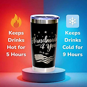 Made4You, 'Life Is Better With a Dog', Laser Engraved Stainless Steel Tumbler, 20 Oz., Dog Theme Gift, Black Color, Gift for Dog Lovers