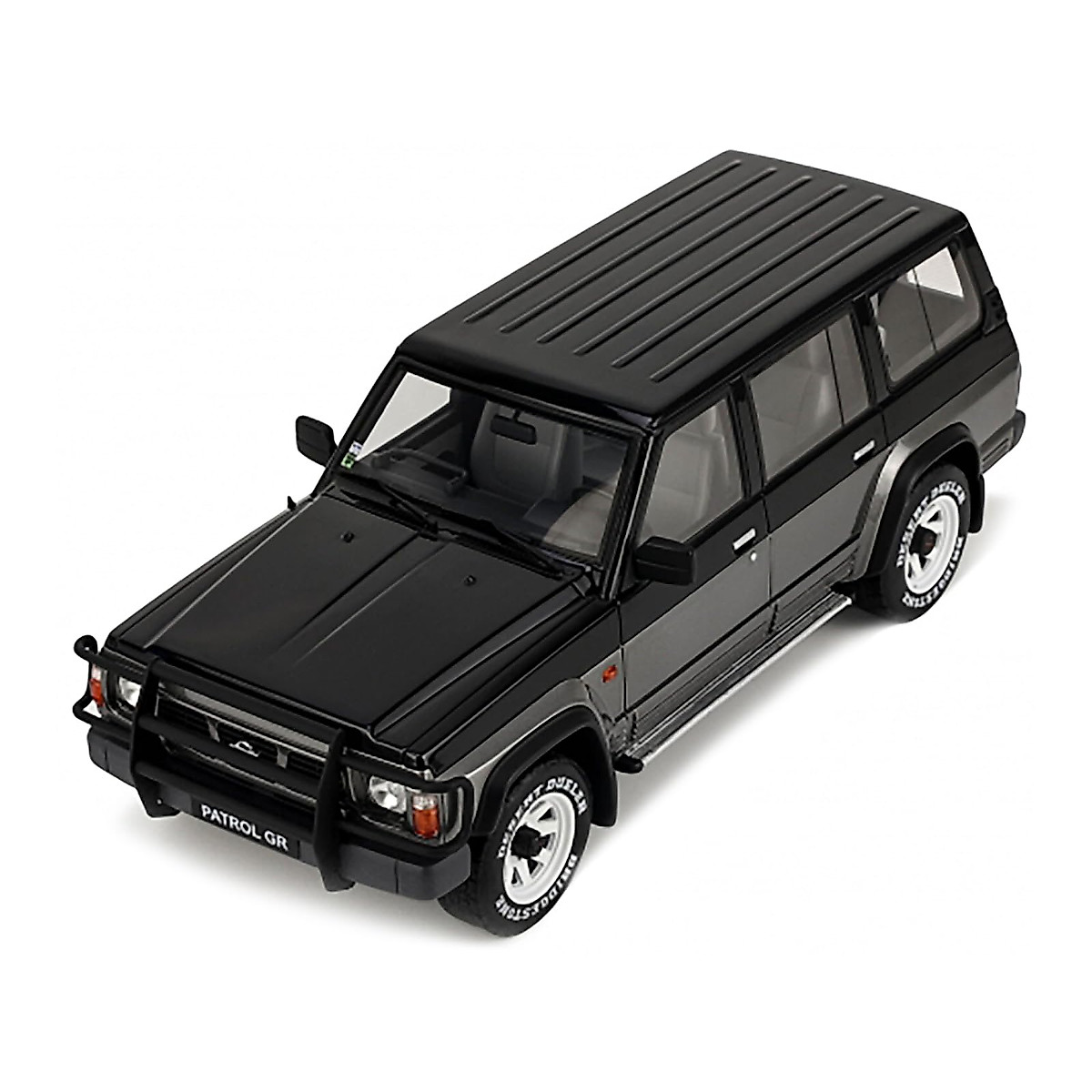 1992 Patrol GR Y60 Black and Graphite Gray Limited Edition to 3000 Pieces Worldwide 1/18 Model Car by Otto Mobile OT993