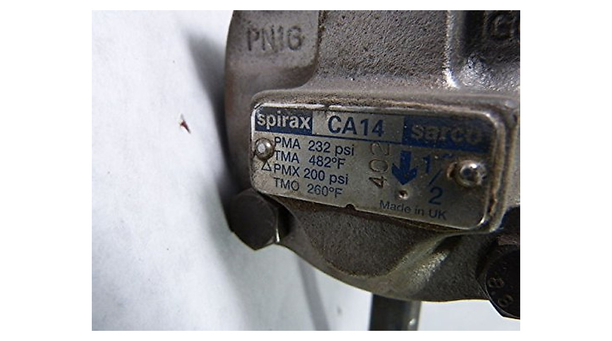 Spirax Sarco CA14 SG Iron Air & Gas Trap for Efficient Air vents