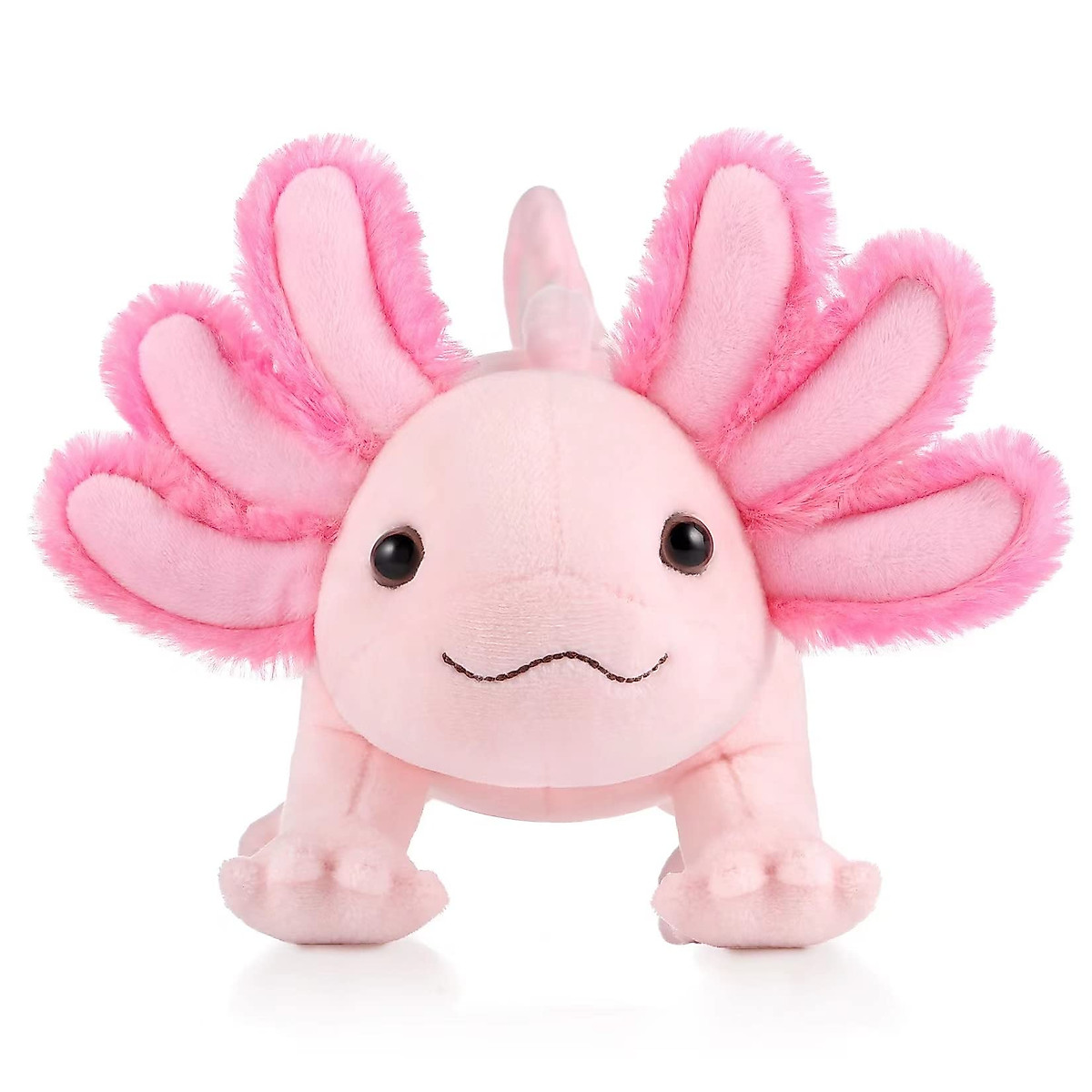 GAGAKU Axolotl Plush Toy 16" Axolotl Stuffed Animal Pink Axolotl Plushie for Boys Girls Kawaii Axolotl Gift for Birthday