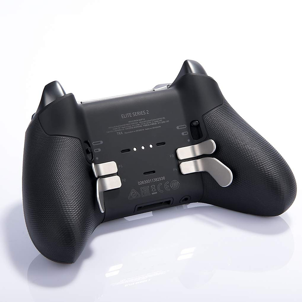 TOMSIN Xbox Elite Controller Series 2 and Series 1 Paddles,Metal Stainless Steel Paddles for Xbox One Elite 2 &1 Controller,Xbox Controller Elite 2 Core Accessories(2 Medium & 2 Mini) (Silver)