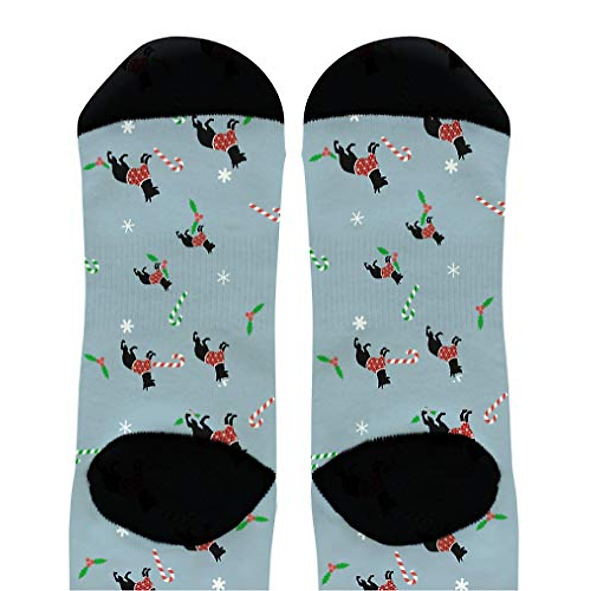 Dog Lovers Gift German Shepherd Socks Dog Print Christmas Accessories 1-Pair Novelty Crew Socks