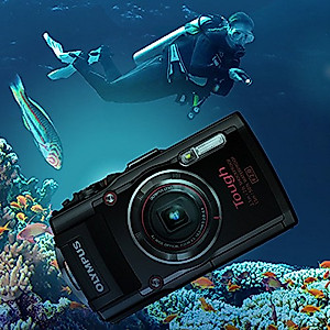 Olympus STYLUS Tough TG-4 16MP 1/2.3" BSI CMOS 4608 x 3456pixels Black - Cámara digital (Compact camera, 1/2.3", BSI CMOS, 4608 x 3456 pixels, 4608 x 3456, 3264 x 2448, 2048 x 1536, 640 x 480, 1:1, 3:2, 4:3, 16:9)