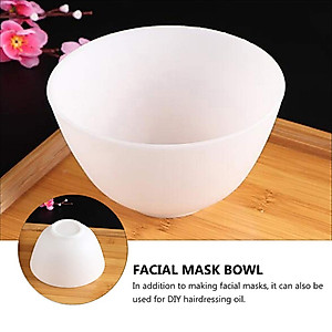 EXCEART Silicone Facial Mask Mixing Bowl 3Pcs Silicone Facial Mask Mixing Bowls DIY Facemask Mixing Mask Other Skincare Product Mixing Bowls
