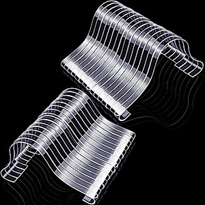 Patelai Acrylic Display Sandal Clear Shoes Display Insert Acrylic Shoe Display Stand for Women Shoe Display Home Retail Shop (30 Pcs)