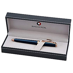 Sheaffer Prelude Cobalt Blue Ballpoint Pen with Rose-Gold Tone Trim
