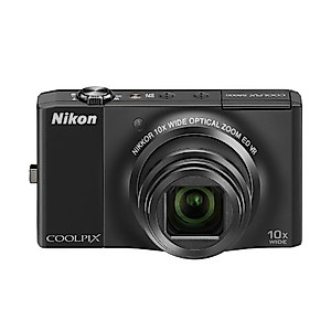 Nikon Coolpix S8000 14.2MP Digital Camera with 10x Optical Vibration Reduction (VR) Zoom and 3.0-Inch LCD (Black)